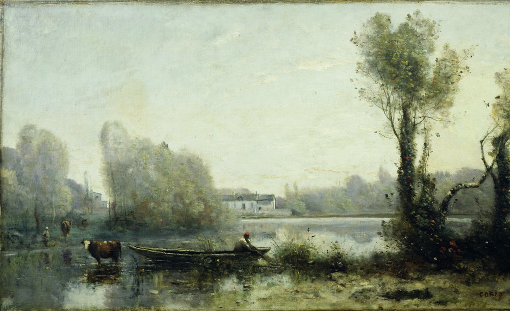 Ville d'Avray von Jean-Baptiste-Camille Corot: Kunstdruck